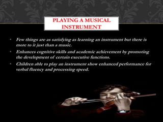 5 hobbies that actually makes you smarter | PPTX