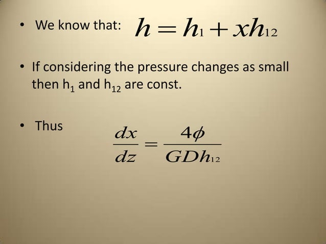 5 homogeneous equilibrium model | PPTX | Physics | Science