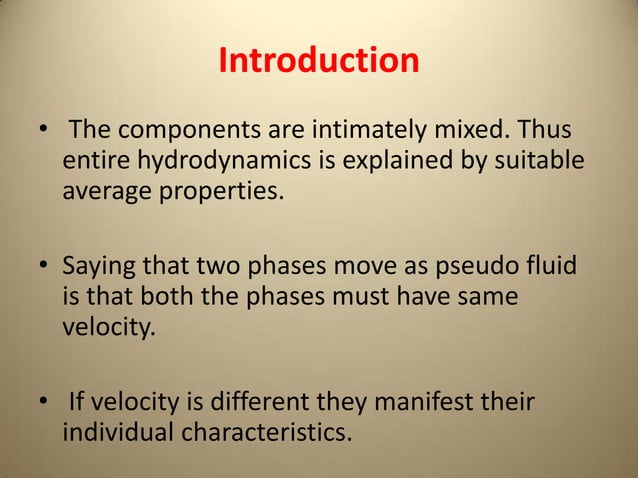 5 homogeneous equilibrium model | PPTX | Physics | Science