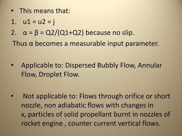5 Homogeneous Equilibrium Model Pptx Physics Science
