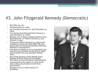 5 Honorable Mention American Presidents | PPTX
