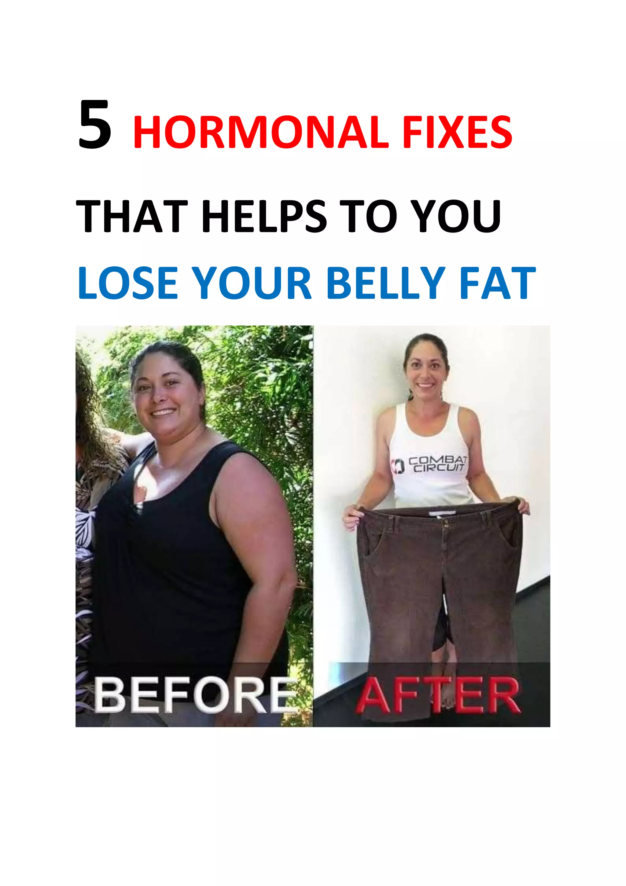 5 hormonal fixes that loss your belly fat | PDF
