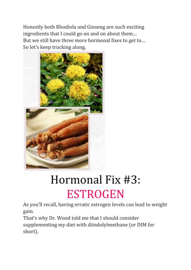 5 hormonal fixes that loss your belly fat | PDF