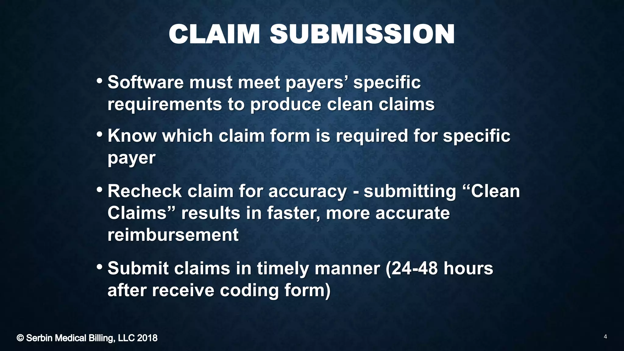 Working to Maximize ASC Reimbursement (Part 5): Reimbursement Process ...