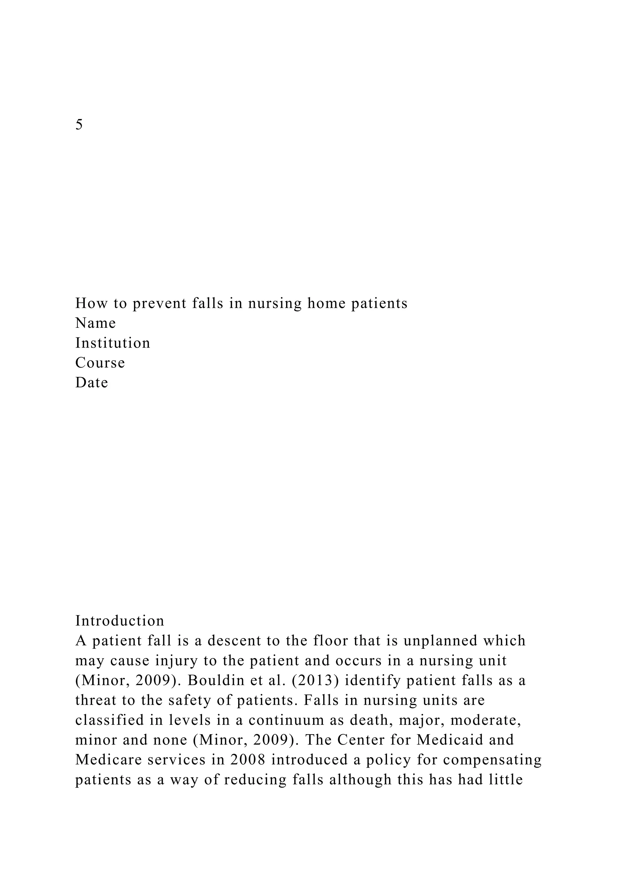 5How to prevent falls in nursing home patients.docx