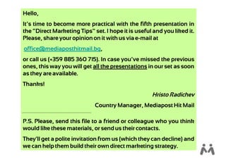 #5 How to Run and Analyze Tests | PPT