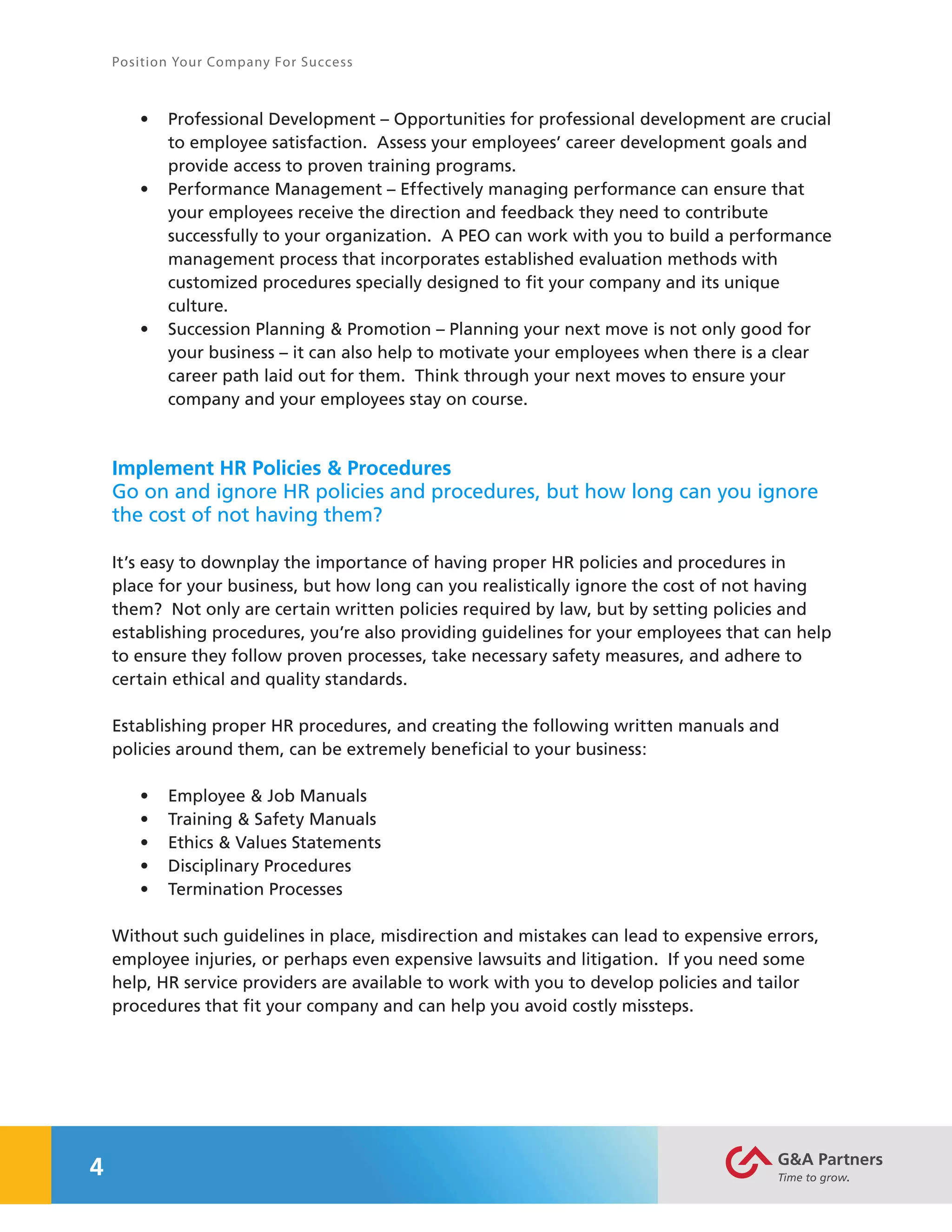 5 Strategies To Strengthen Your HR Infrastructure | PDF