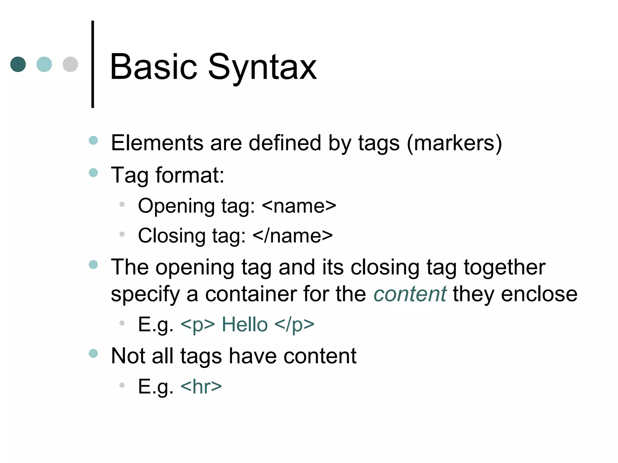 Origins and evolution of HTML and XHTML | PPT