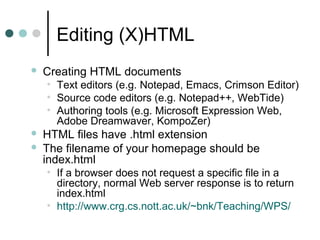 Origins and evolution of HTML and XHTML | PPT