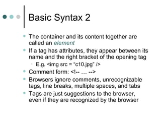 Origins and evolution of HTML and XHTML | PPT