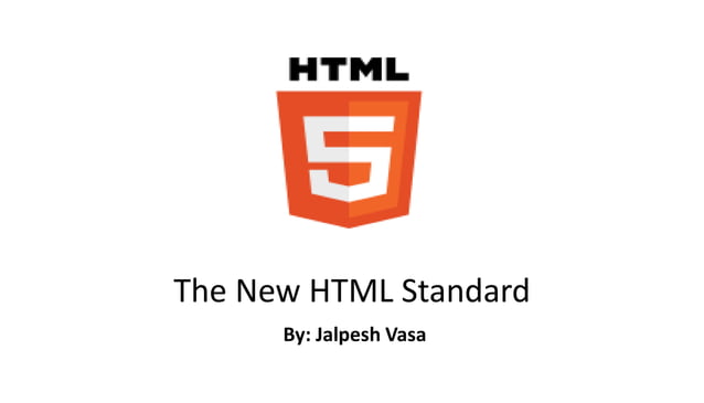 5. HTML5 | PPT