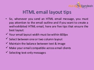 5 html email layout tips for effective bulk email marketing