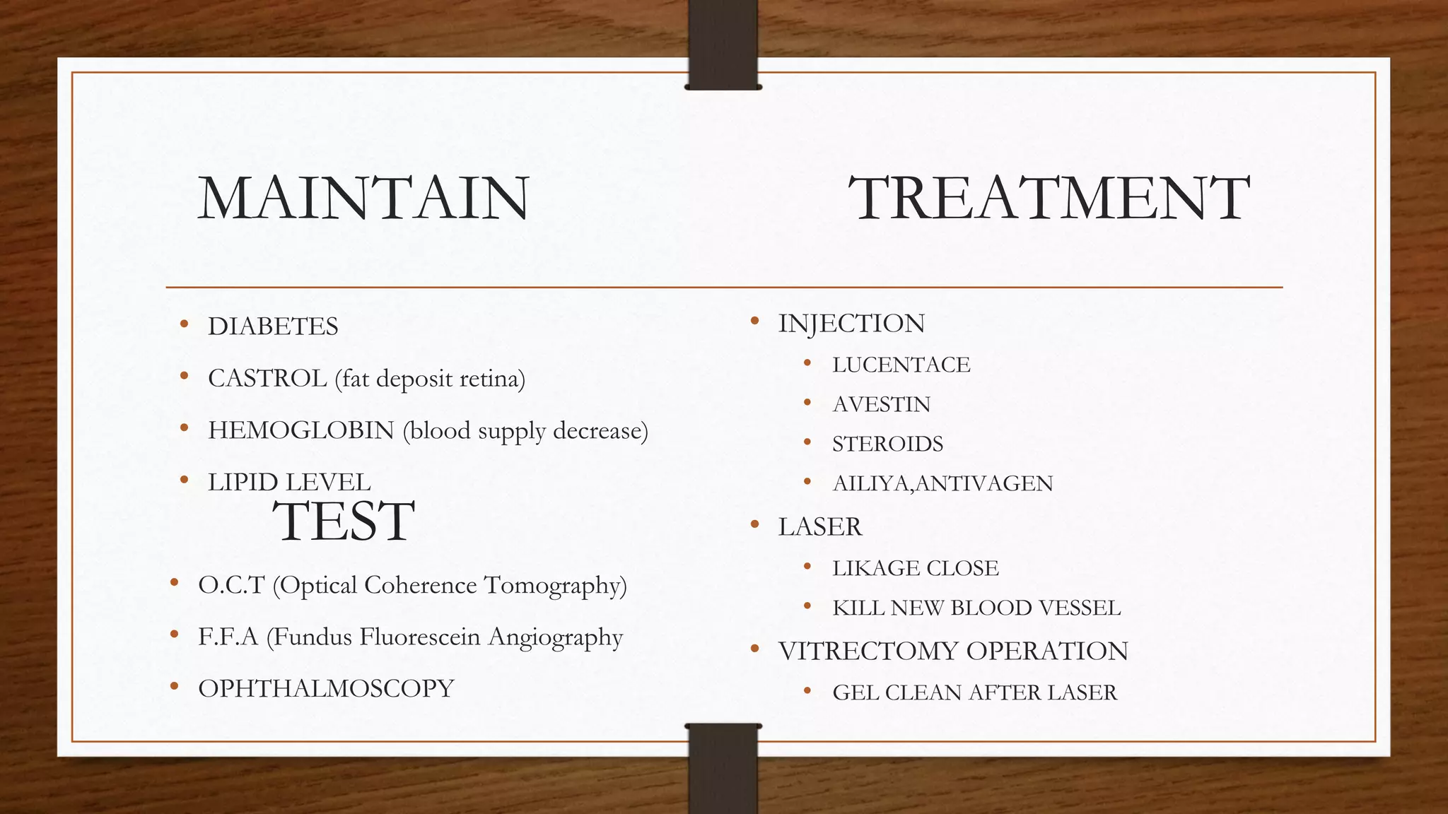 Diabetic ratinopathy | PPT