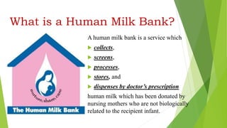 Human Milk Banking | PPTX
