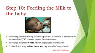 Human Milk Banking | PPTX