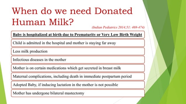 Human Milk Banking | PPTX