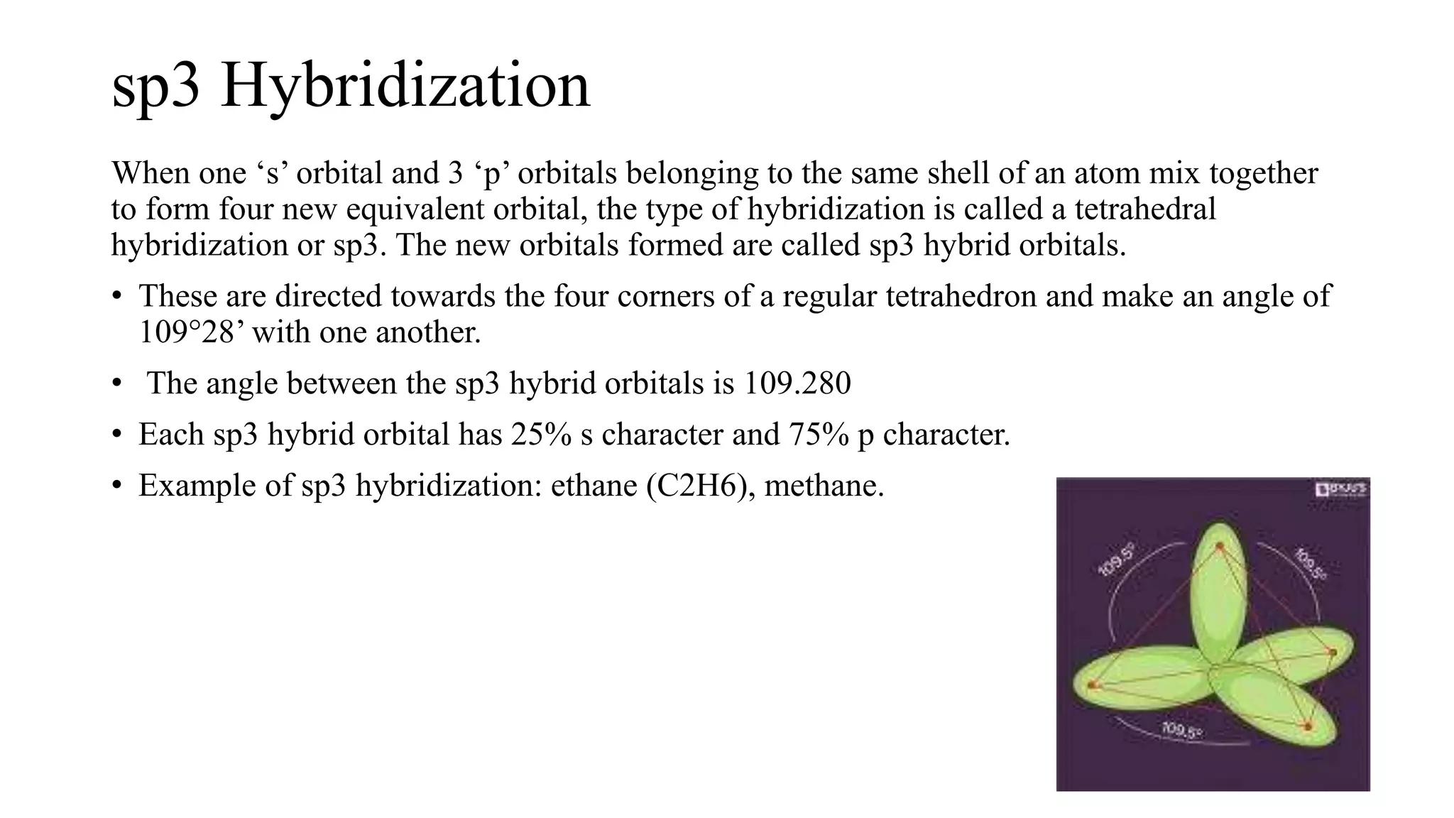 Hybridization Principles of Organic compounds | PPTX