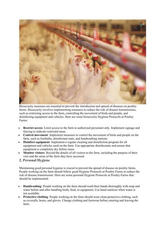 5 Great Hygiene Protocols at Poultry Farms | The Lifesciences Magazine ...