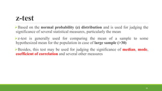Hypothesis and Hypothesis Testing | PPT
