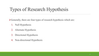 Hypothesis and Hypothesis Testing | PPT