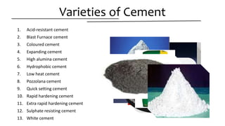 Powerpoint presentation on CEMENT {PPT} | PPTX