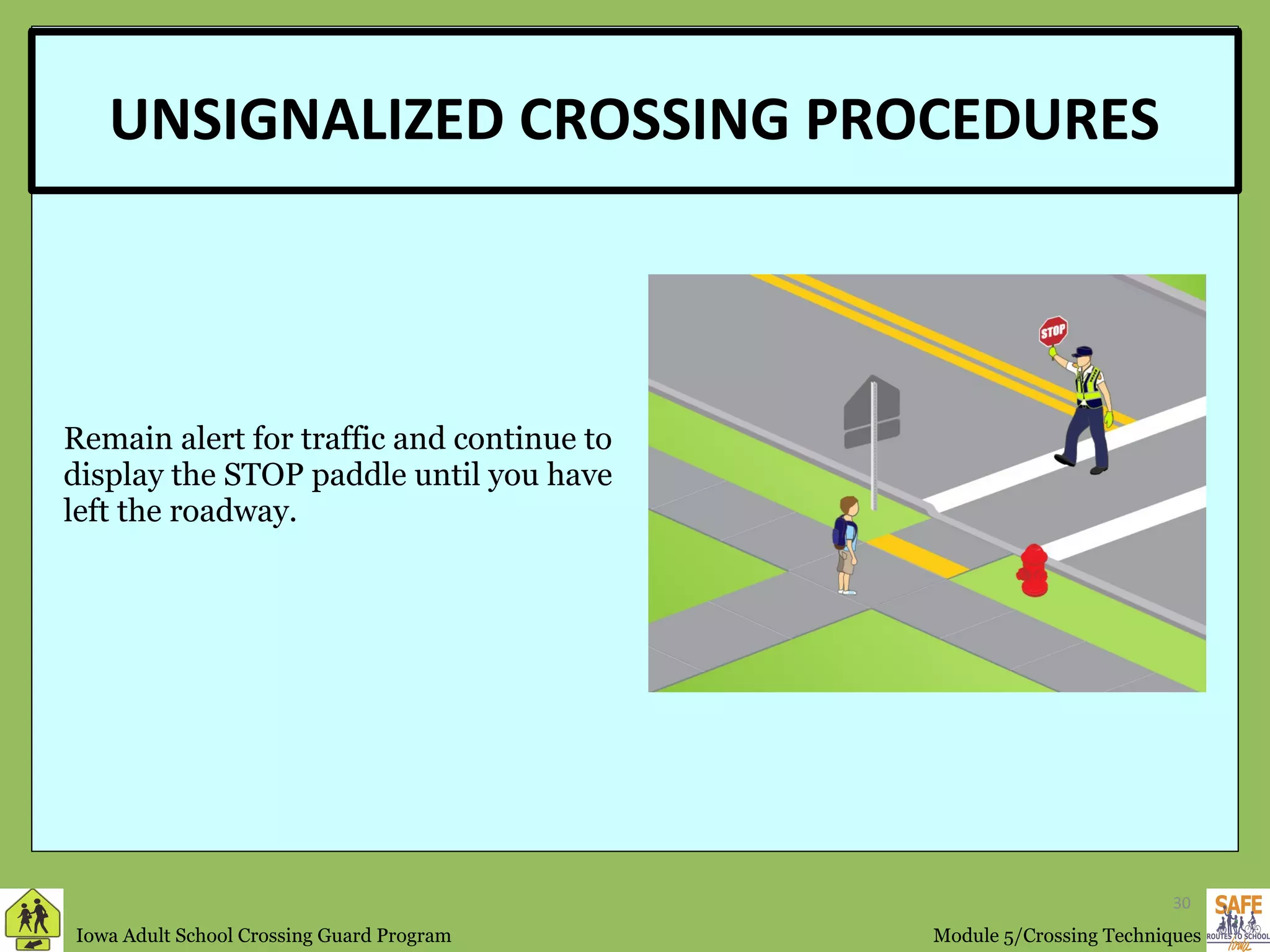 Crossing Guard 5 Techniques | PPT