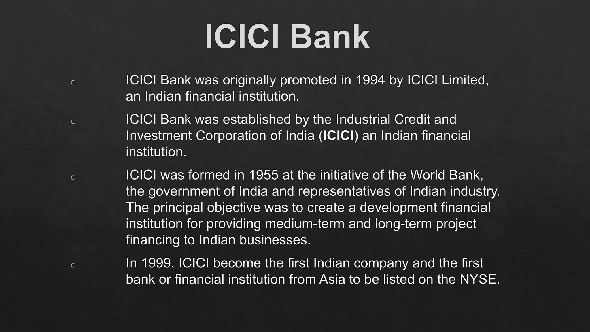 ICICI bank presentation | PPTX