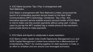 ICICI bank presentation | PPTX