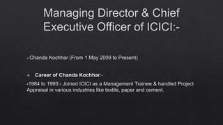 ICICI bank presentation | PPTX