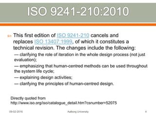 Scrum and ISO 9241:210 Interaction Design Process and User Stories | PPTX