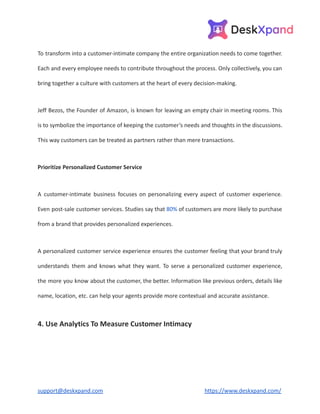 5 ideal customer intimacy strategies that never fail | PDF