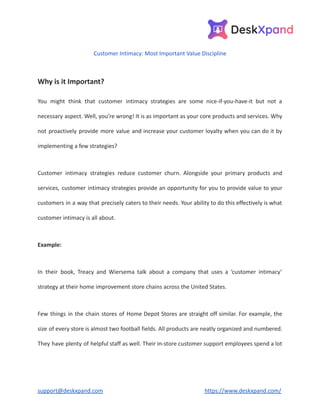 5 ideal customer intimacy strategies that never fail | PDF