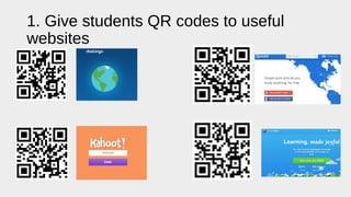 5 ideas with qr codes | PPT
