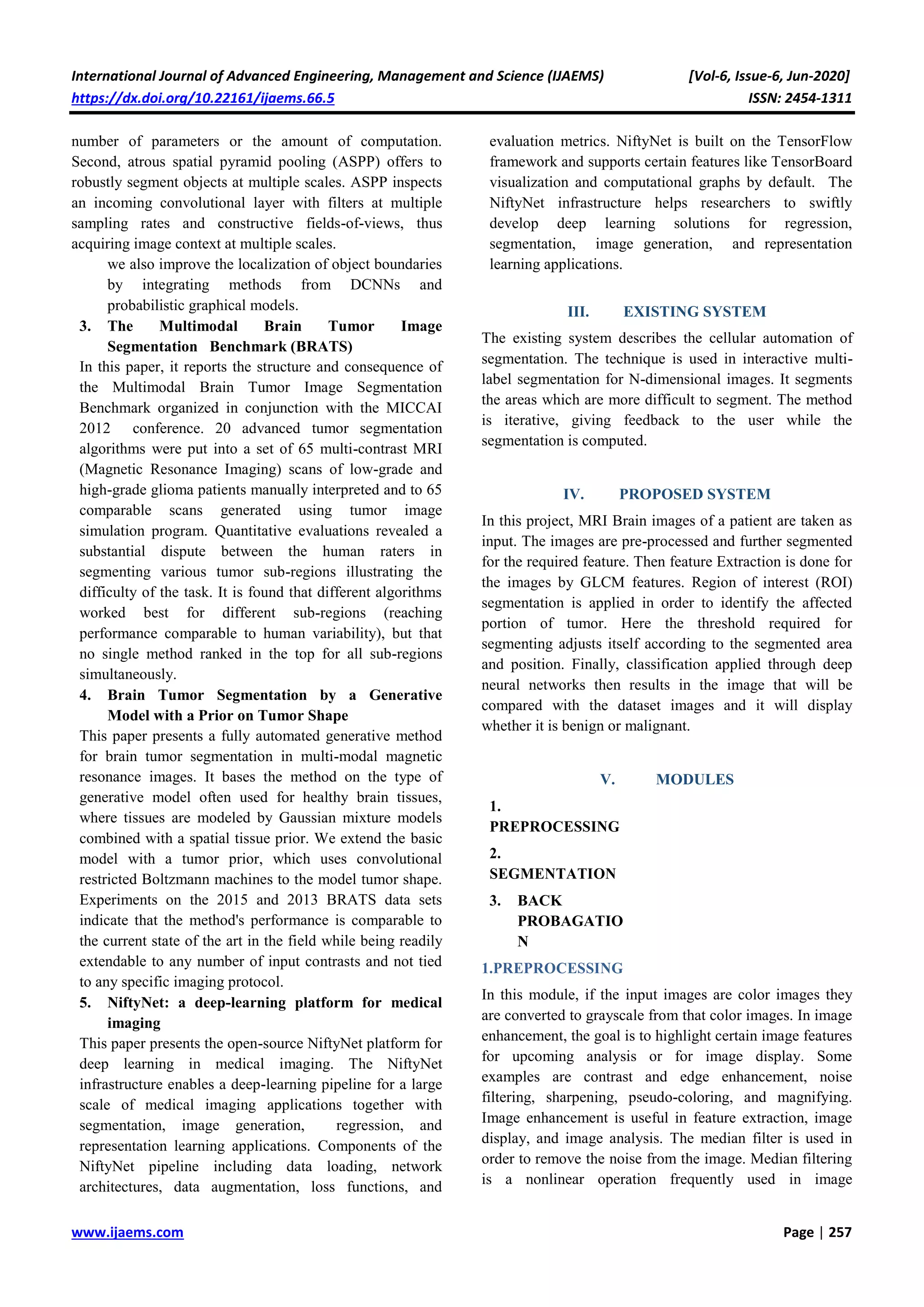 3D Segmentation of Brain Tumor Imaging | PDF