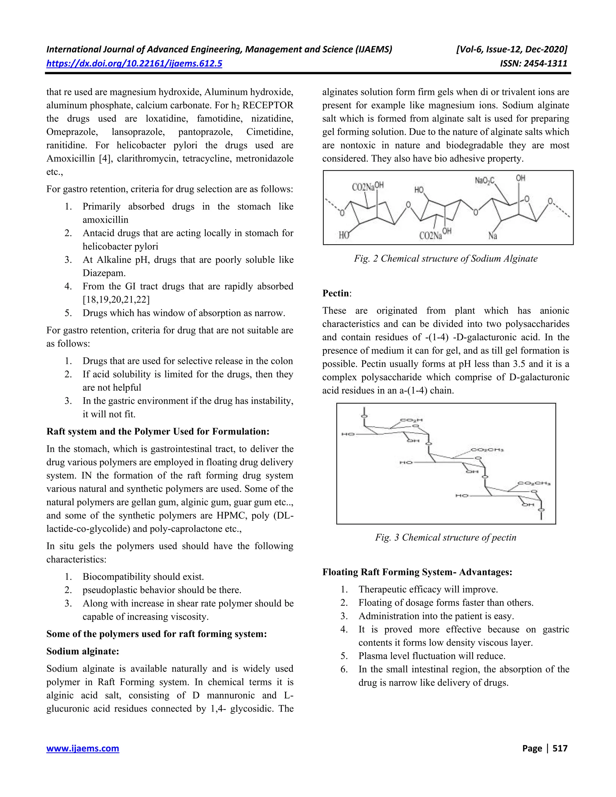 Raft Forming System - Gastroretentive drug delivery system | PDF