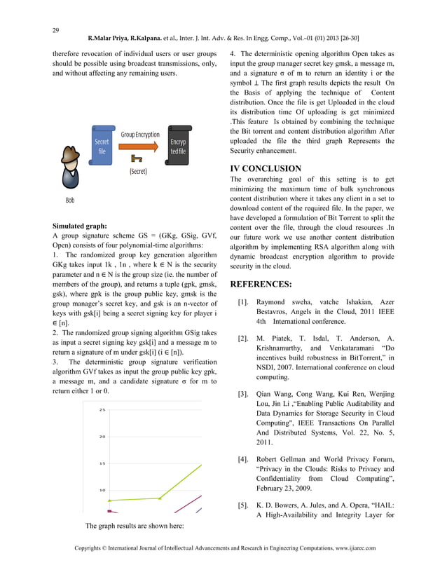 ENHANCING SECURITY IN CLOUD COMPUTING BY COMBINING DYNAMIC BROADCAST ENCRYPTION, BIT TORRENT AND ...