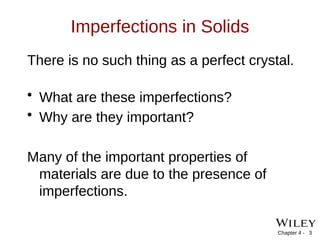 5 imperfection- defects. types of defects. | PPTX
