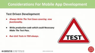 5 Important Considerations For Mobile Application Development Process ...