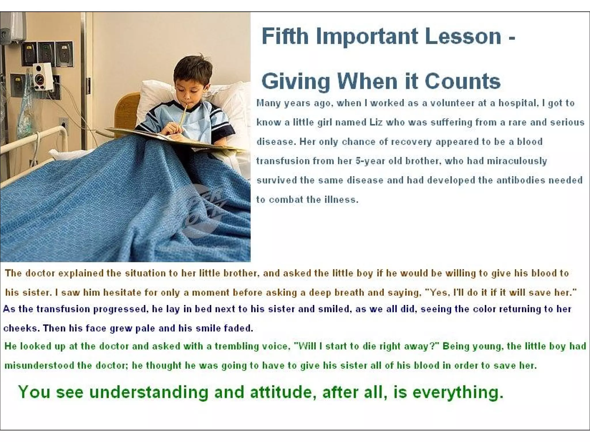 5 Important Lessons Of Life | PPS