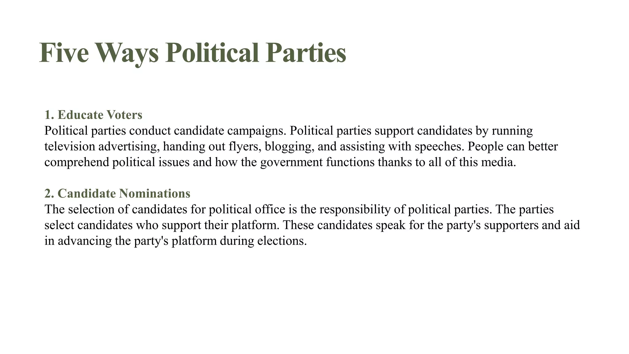 5 Important Roles of Political Parties.pptx