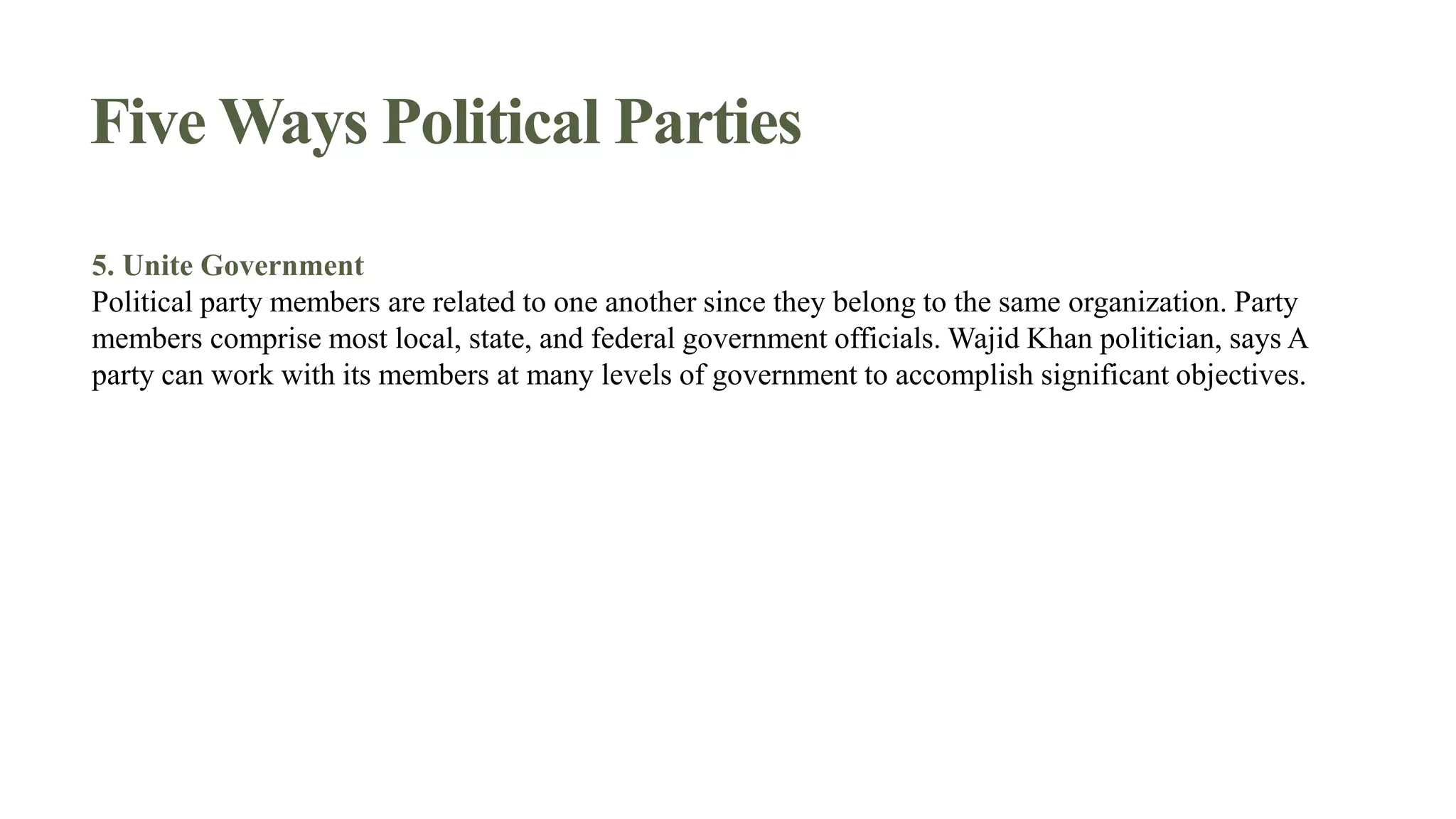5 Important Roles of Political Parties.pptx