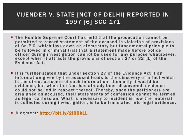 5 Important Supreme Court Judgments On Indian Evidence Act 1872