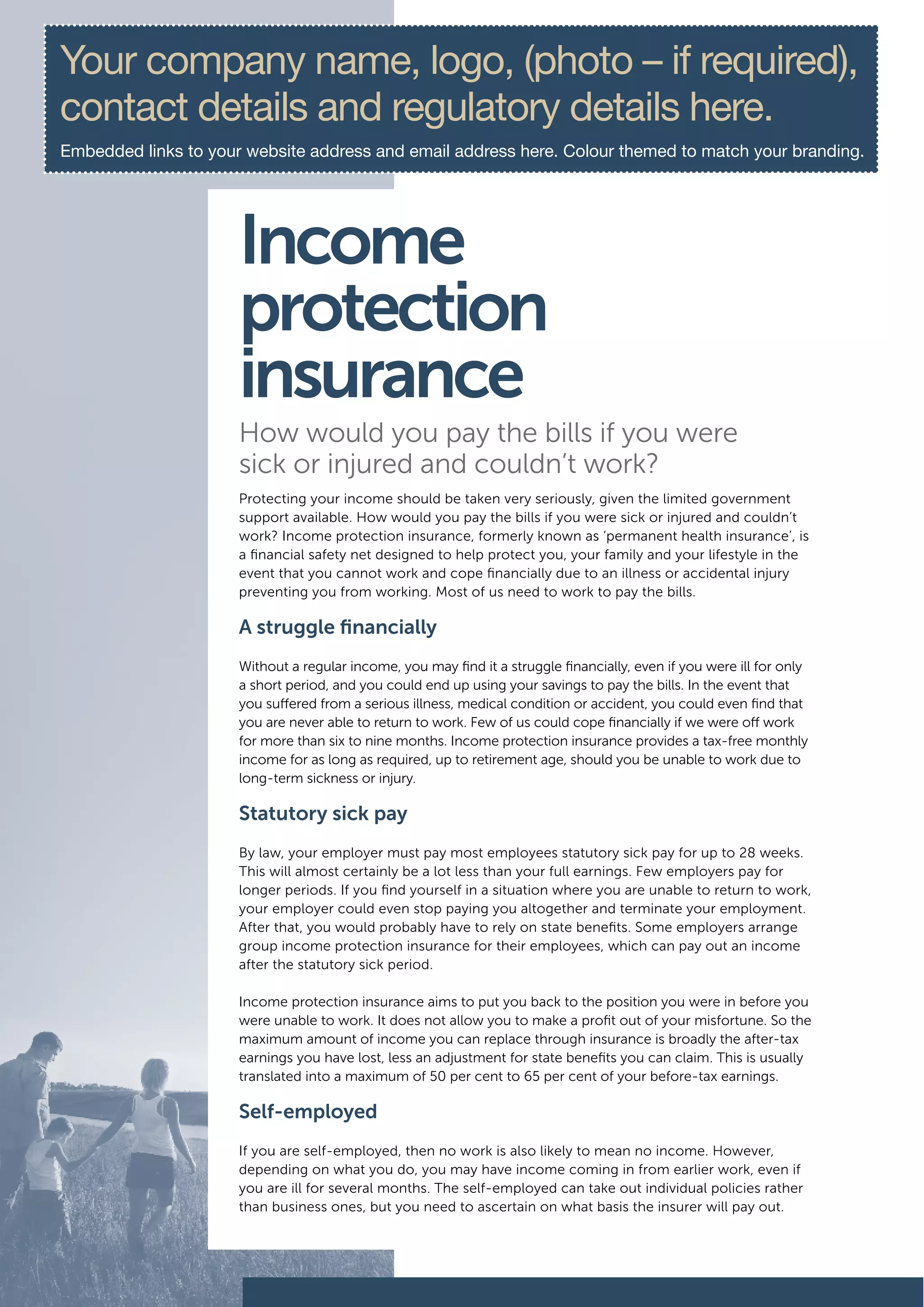 5 Income Protection | PDF | Government Support and Welfare | Financial ...