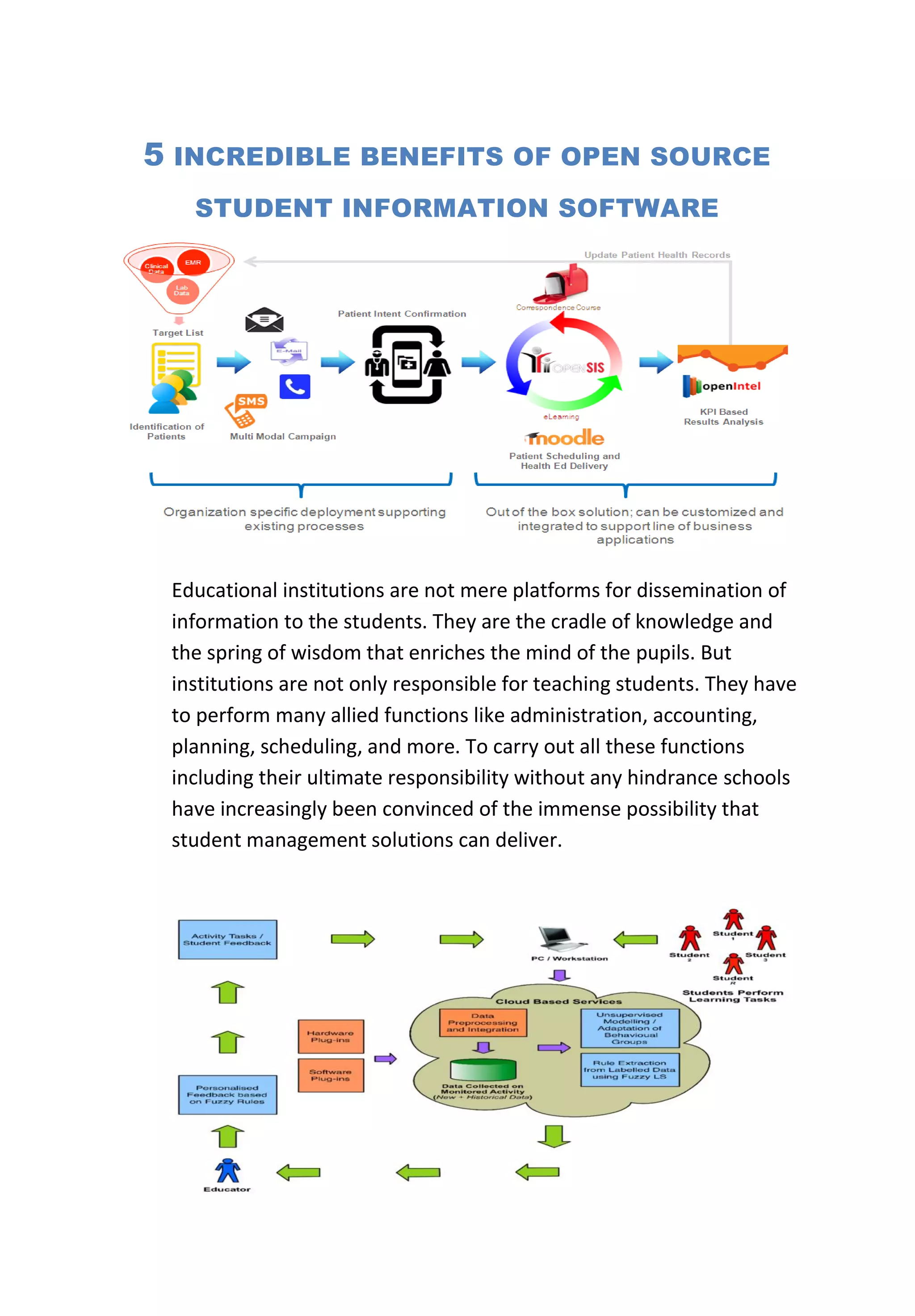 5 incredible benefits of open source student information software | PDF