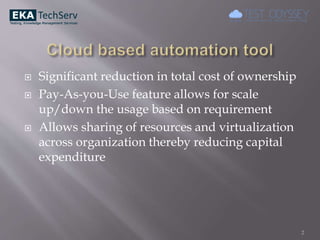 5 incredibly useful next gen test automation tool features | PPT