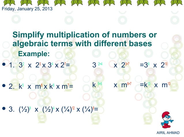 NOTE MATH FORM 3 - INDICES | PPS