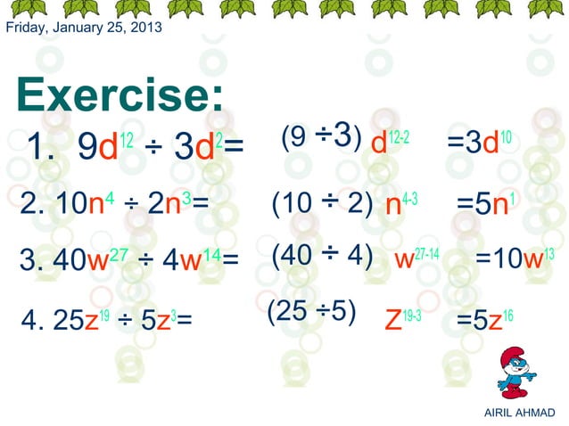 NOTE MATH FORM 3 - INDICES | PPS
