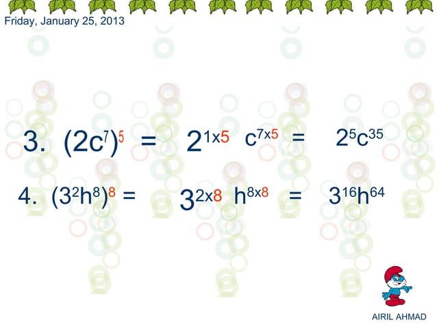 NOTE MATH FORM 3 - INDICES | PPS