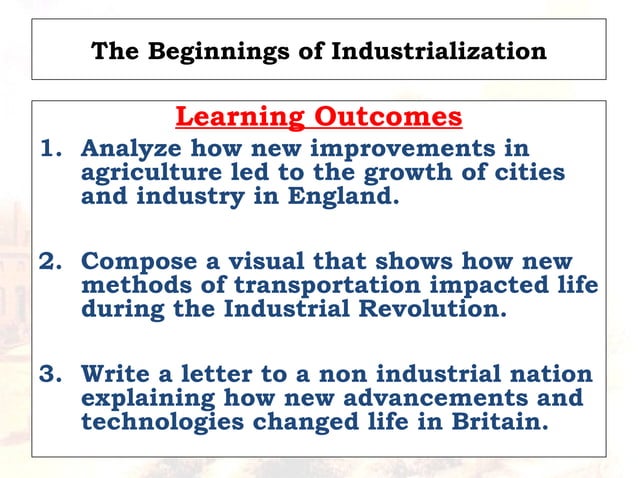 # 5 Industrial Revolution | PPT | Rail Travel | Travel Type