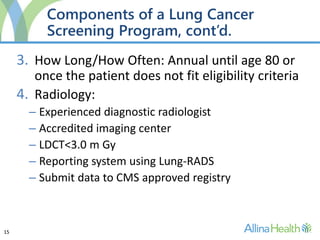 Lung Cancer Screening | PPTX